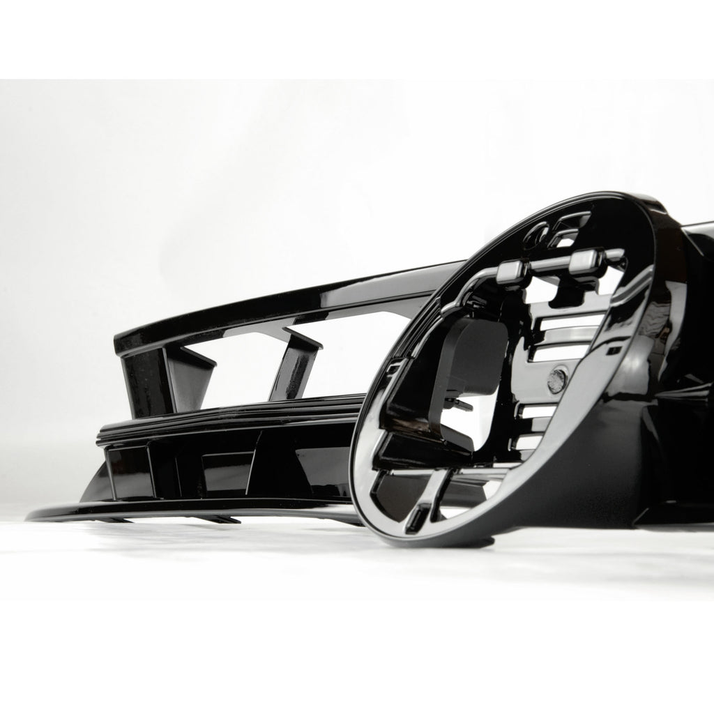 All Gloss Black Front Radiator Top Grille for VW Polo mk6 2018-21 ...