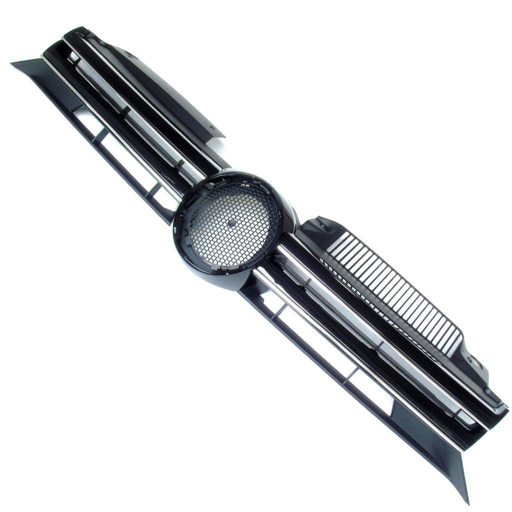 VW Golf mk6 Front Radiator Grille Panel Black & Chrome – Cleandubs