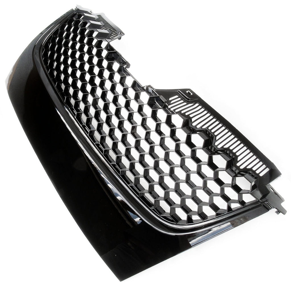 Gloss Black GTI Honeycomb Badgeless Front Grille for VW Golf mk5 ...